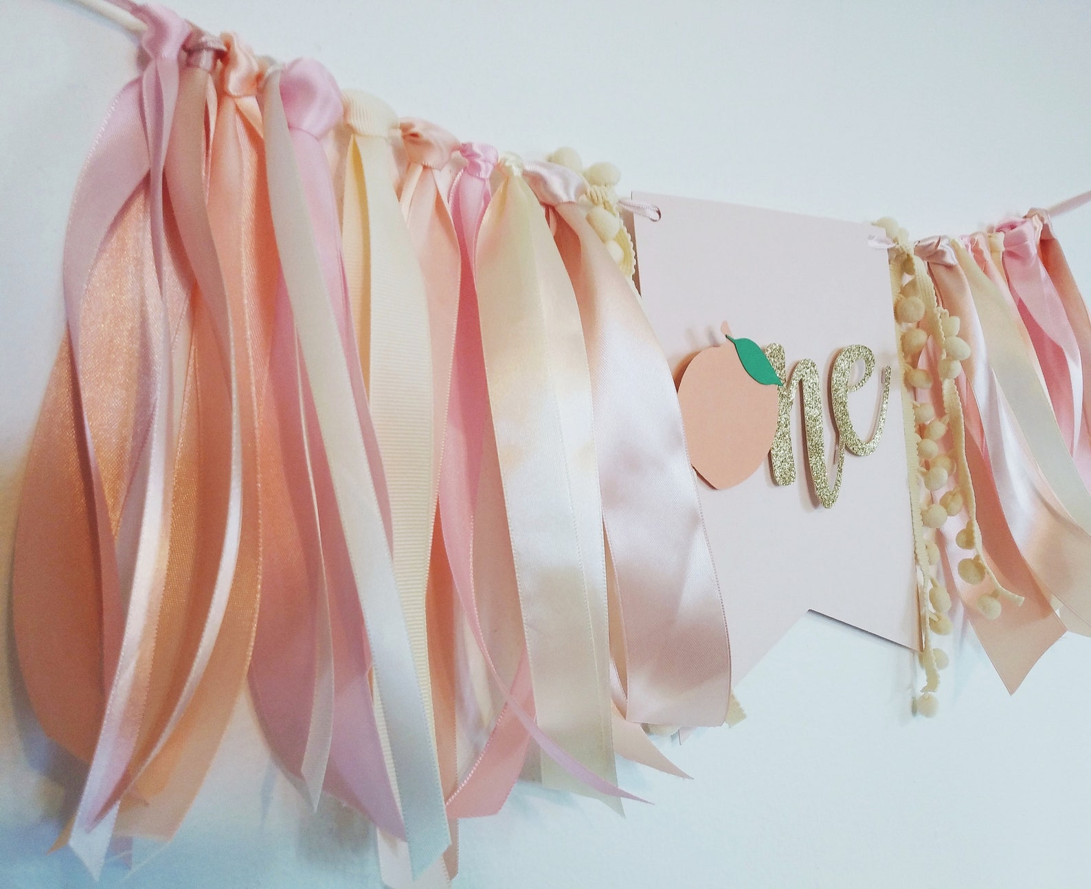 Sweet as A Peach Banner Peach Theme High Chair Banner Sweet - Etsy
