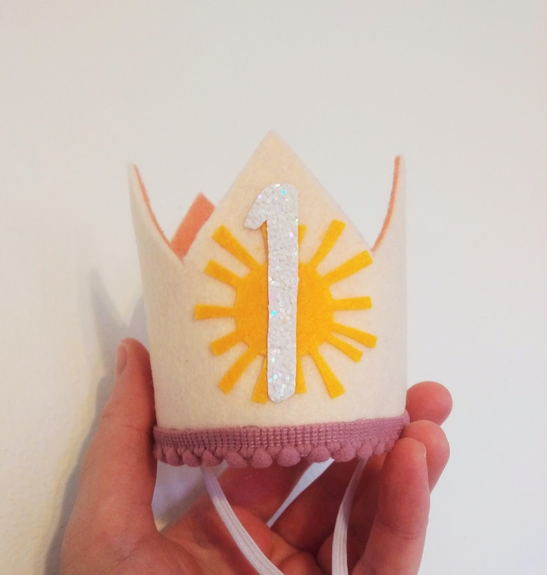 You Are My Sunshine Crown, 1st Birthday Hat Sun, Sun Theme Crown, First ...
