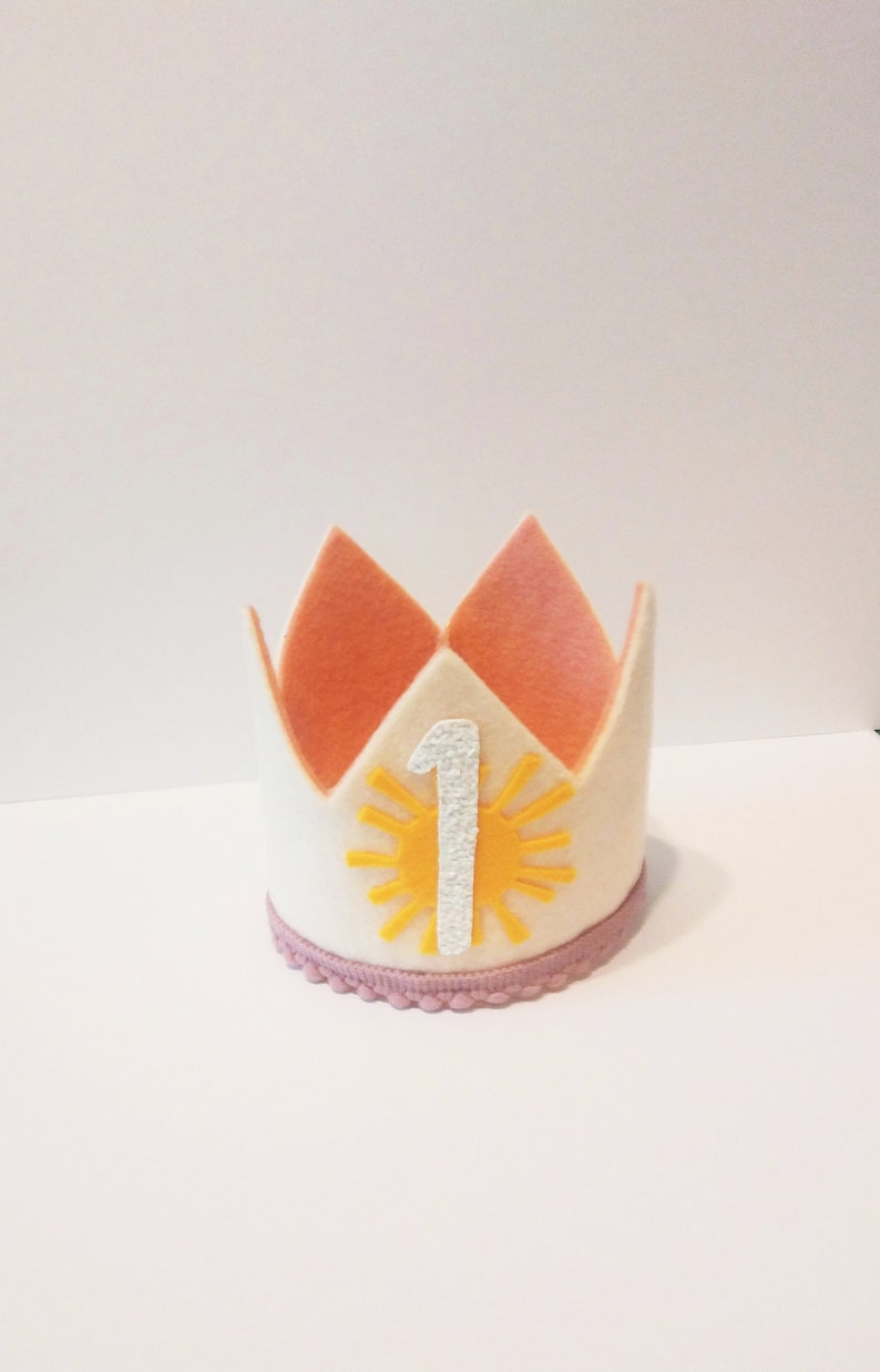 You Are My Sunshine Crown, 1st Birthday Hat Sun, Sun Theme Crown, First ...