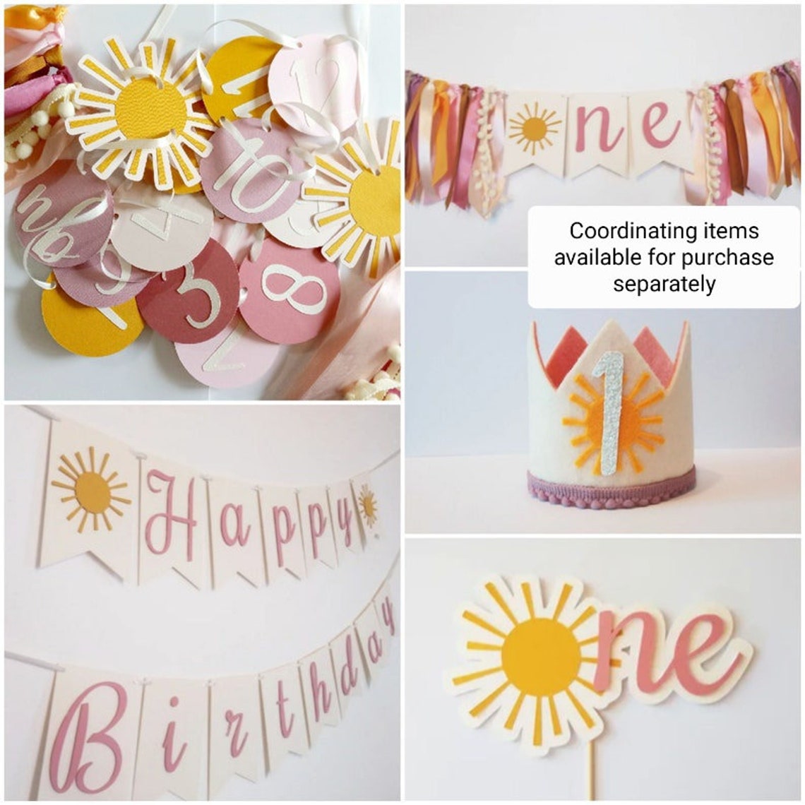 You Are My Sunshine Crown, 1st Birthday Hat Sun, Sun Theme Crown, First ...
