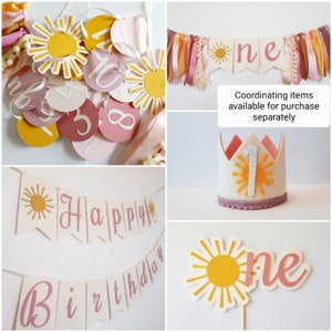 You Are My Sunshine Crown, 1st Birthday Hat Sun, Sun Theme Crown, First ...