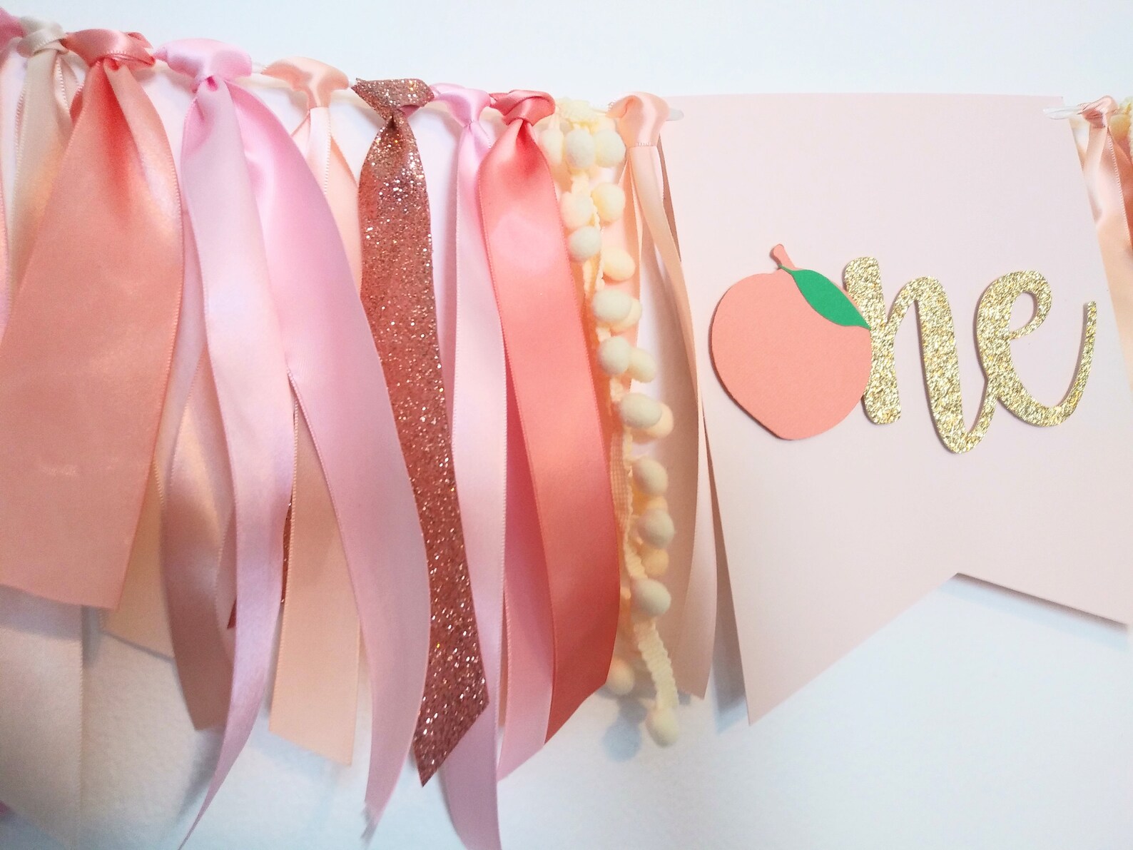 Sweet as A Peach Banner Peach Theme High Chair Banner Sweet - Etsy