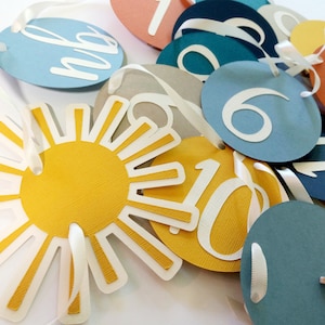 Boys Sun Party Package, Blue Sun One, Sunshine 1st Birthday Boy, Muted ...