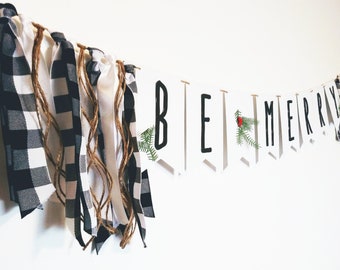 Farmhouse Christmas Banner - Etsy