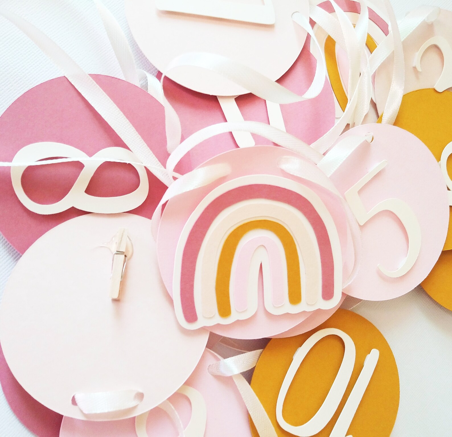 Boho Rainbow Party Package, Rainbow 1st Birthday Party Decorations ...