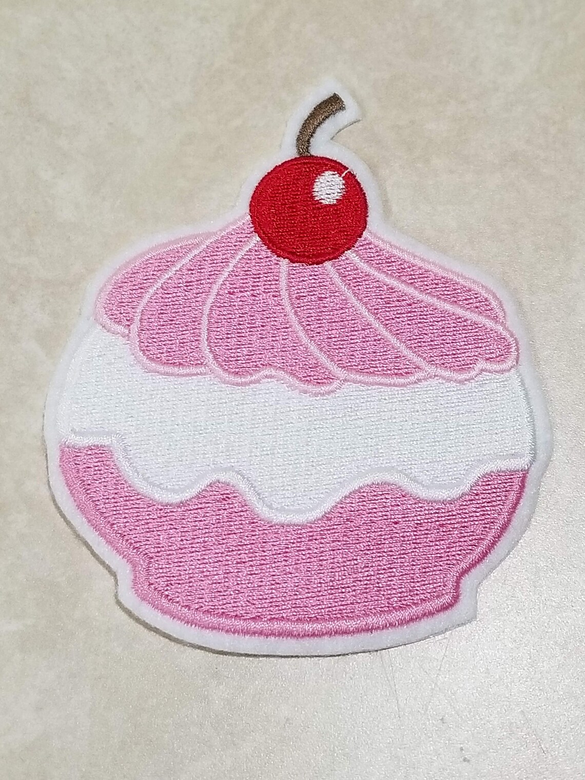 Pink Deluxe Frosted Cherry Pokepuff Inspire Iron on Patch - Etsy
