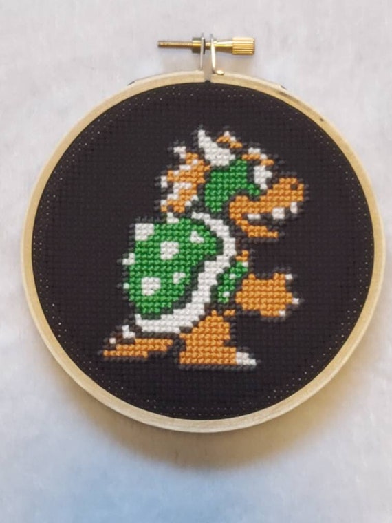 Bowser Cross Stitch Art - Etsy