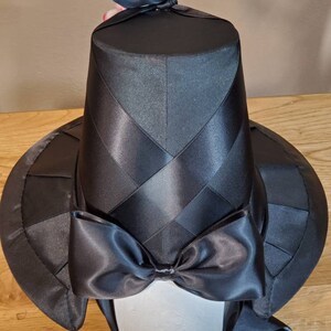 Black Satin Gothic Lolita Romantic Era Bonnet - Etsy