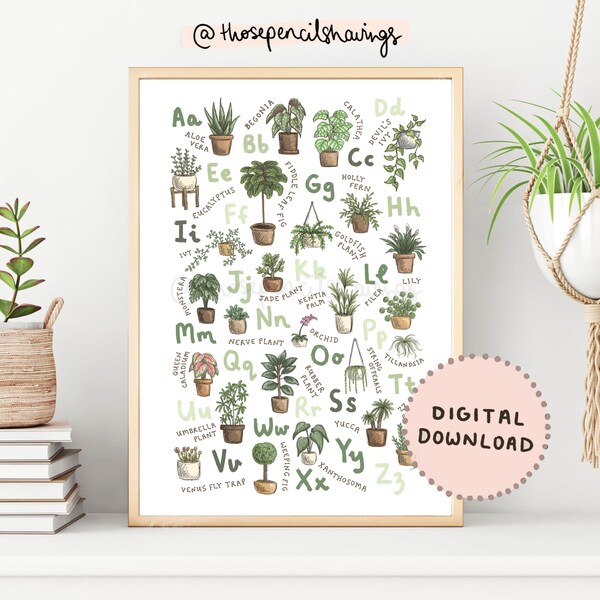Plant Poster - Etsy