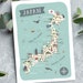 Map of USA Greeting Card Cute Illustrated United States Map Card ...