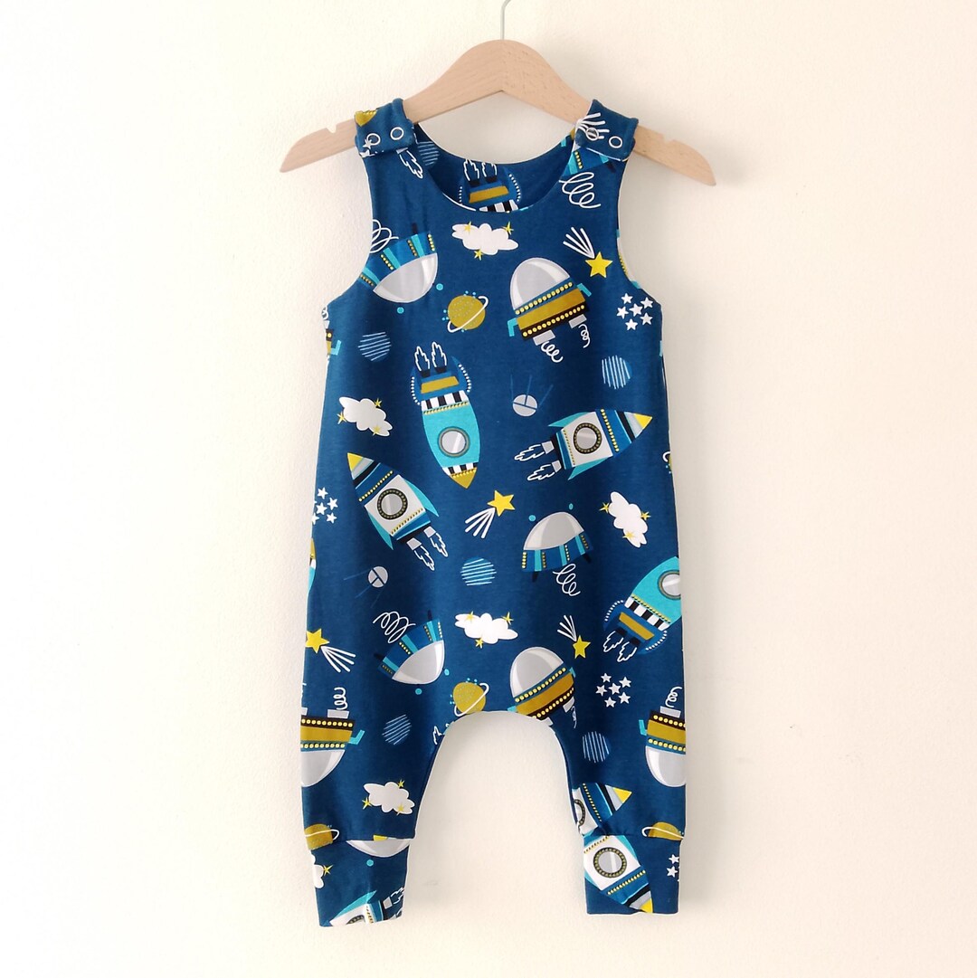 Rockets Unisex Childrens Harem Romper - Etsy