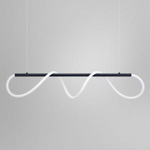 Chic Pendant Lighting Featuring Flexible LED Rope, Stylish Illumination ...
