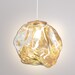 Distorted Glass Pendant Light, Melting Glass Lampshade, Living Room ...