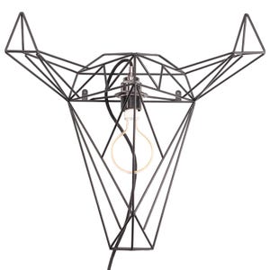 Bull Head Wall Lamp, Geometric Bull Head Wall Light to Bar & Restaurant ...