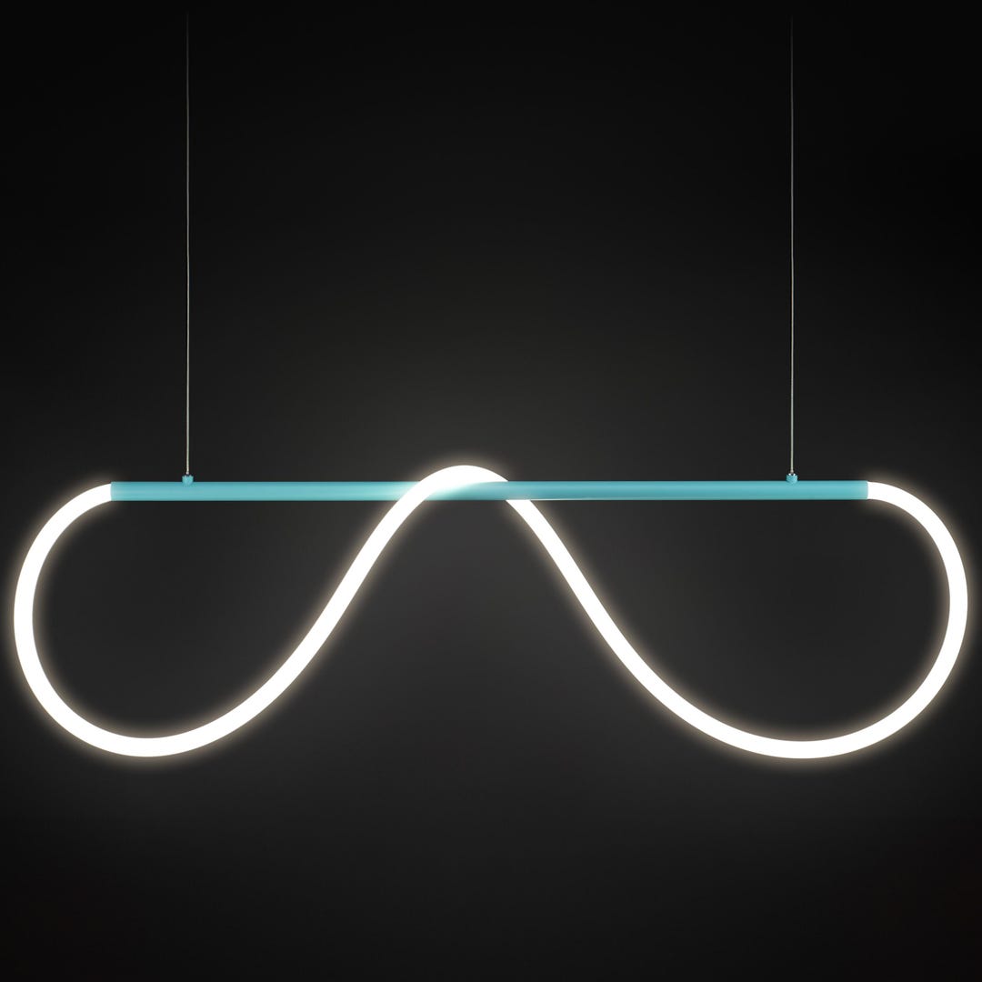 Chic Pendant Lighting Featuring Flexible LED Rope, Stylish Illumination ...