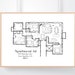 New Girl Floor Plan New Girl TV Show Blueprint Apartment - Etsy