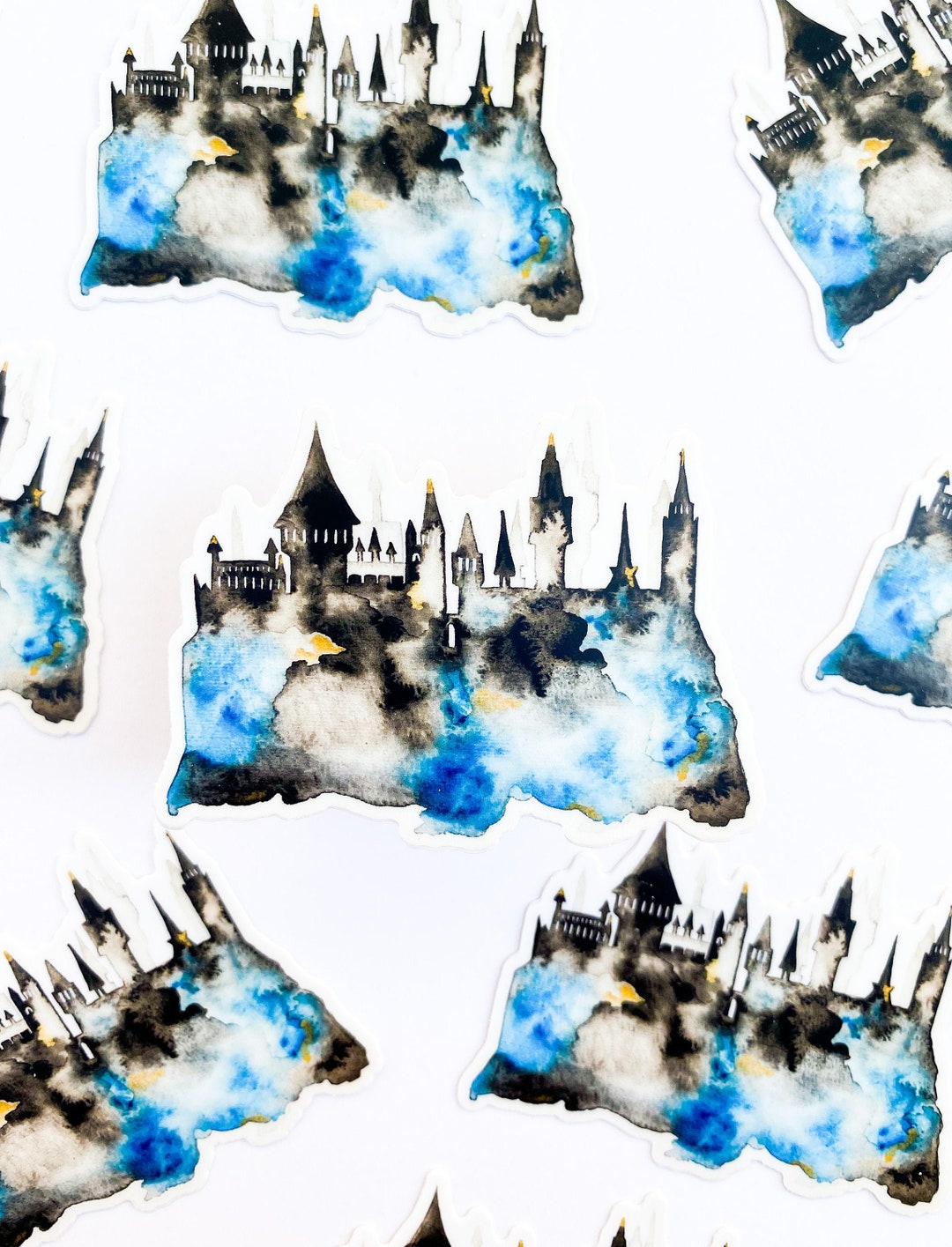 Harry Potter Vinyl Sticker | Watercolor Hogwarts Sticker | Hogwarts ...