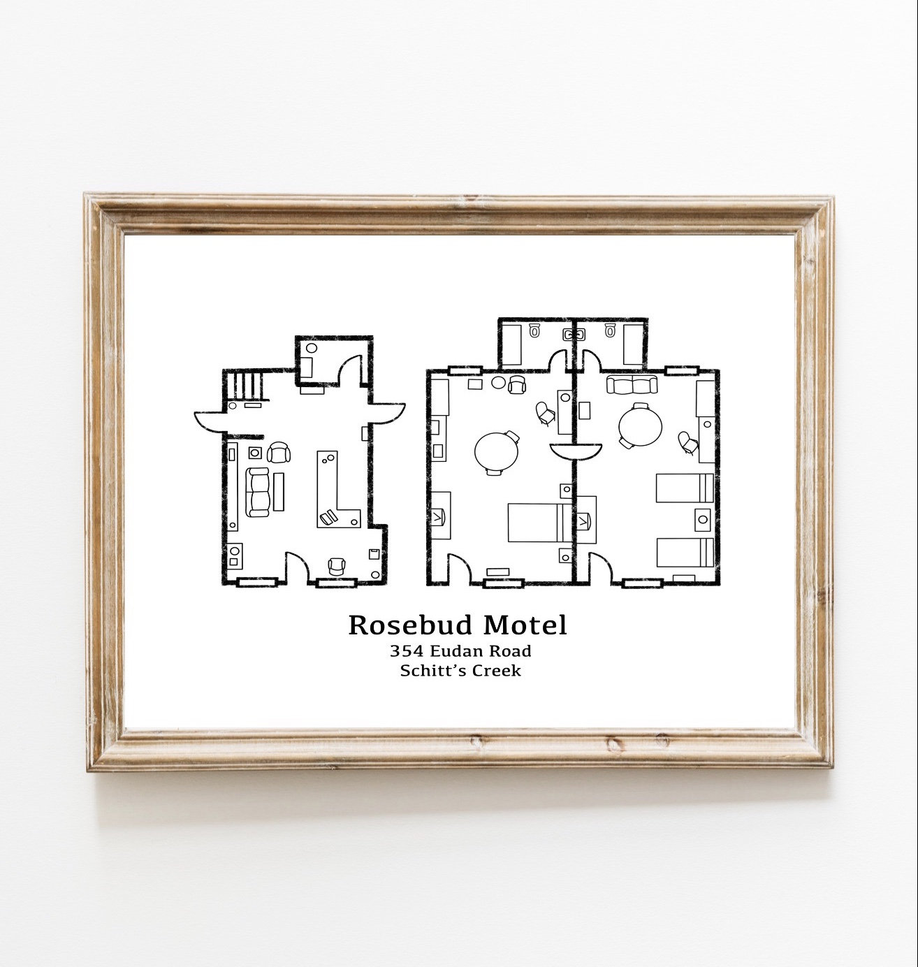 Rosebud Motel Floor Plan | Rosebud Motel | Rosebud Motel Layout ...