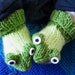 Hand Knitted Frog Baby Booties in Two Sizes 3 to 6 Months or - Etsy