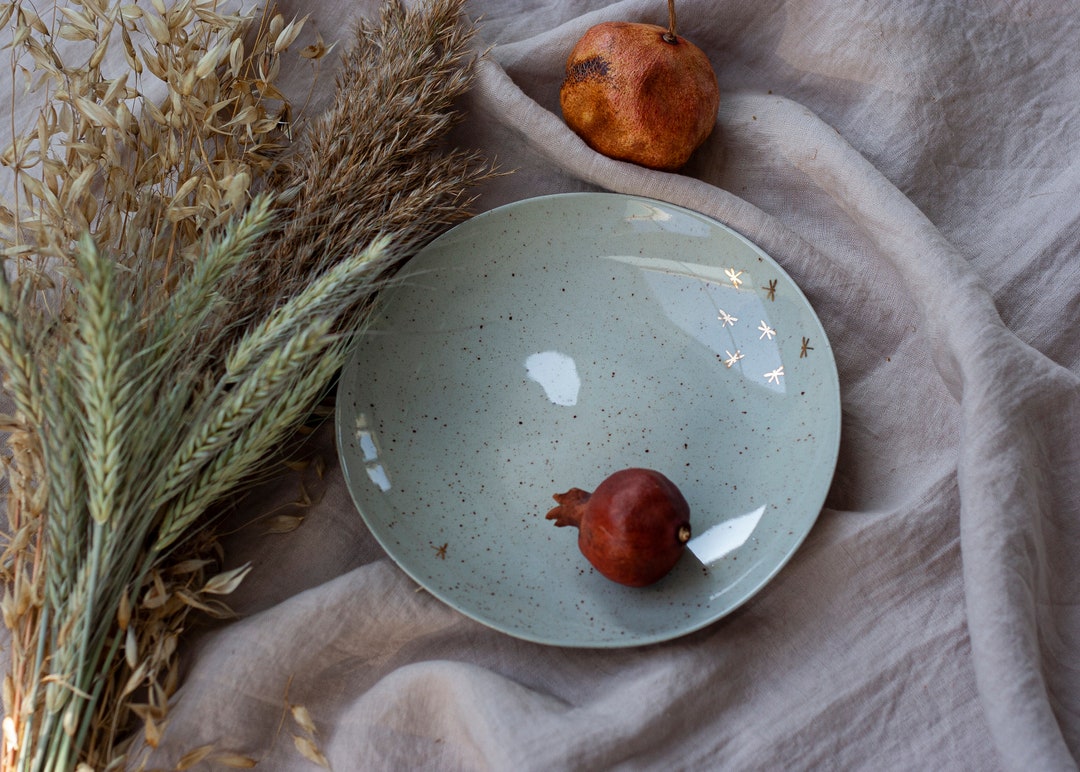 Dragonfly Plate, Porcelain Plate, Contemporary Ceramics, Minimalistic ...