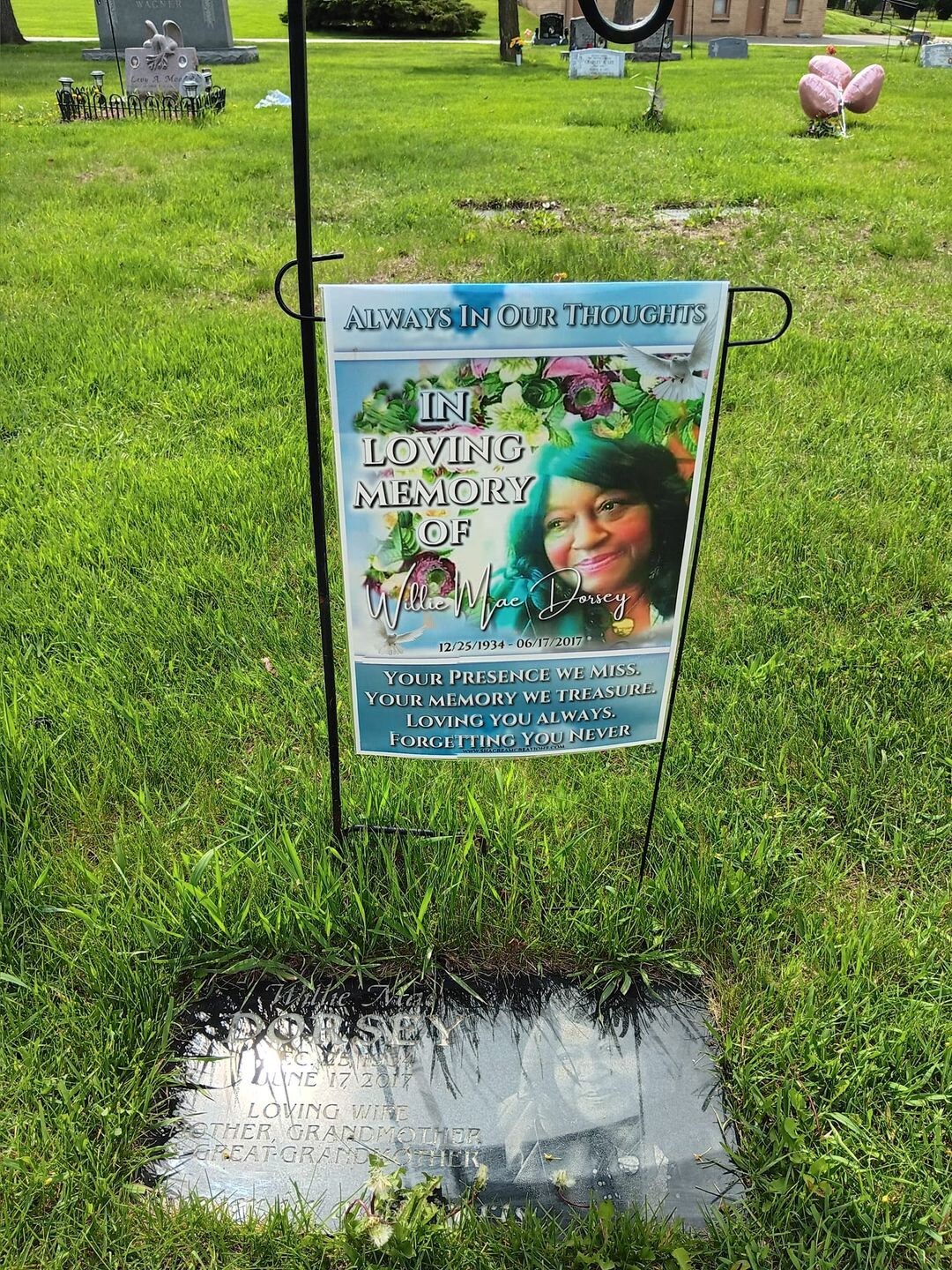 Grave Flag Custom Memorial Flag With Photo Memorial Garden - Etsy