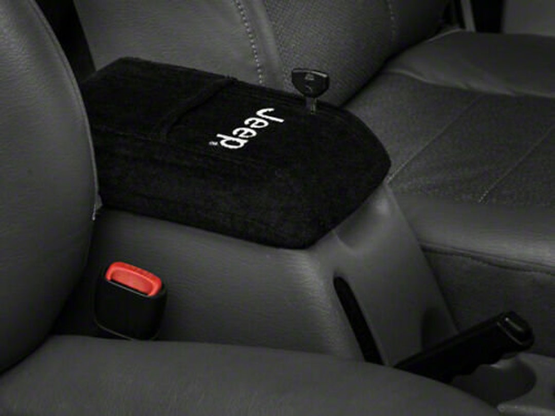 Seat Armour Console Cover With Jeep Logo - Fits Jeep Wrangler 2001-2006 ...