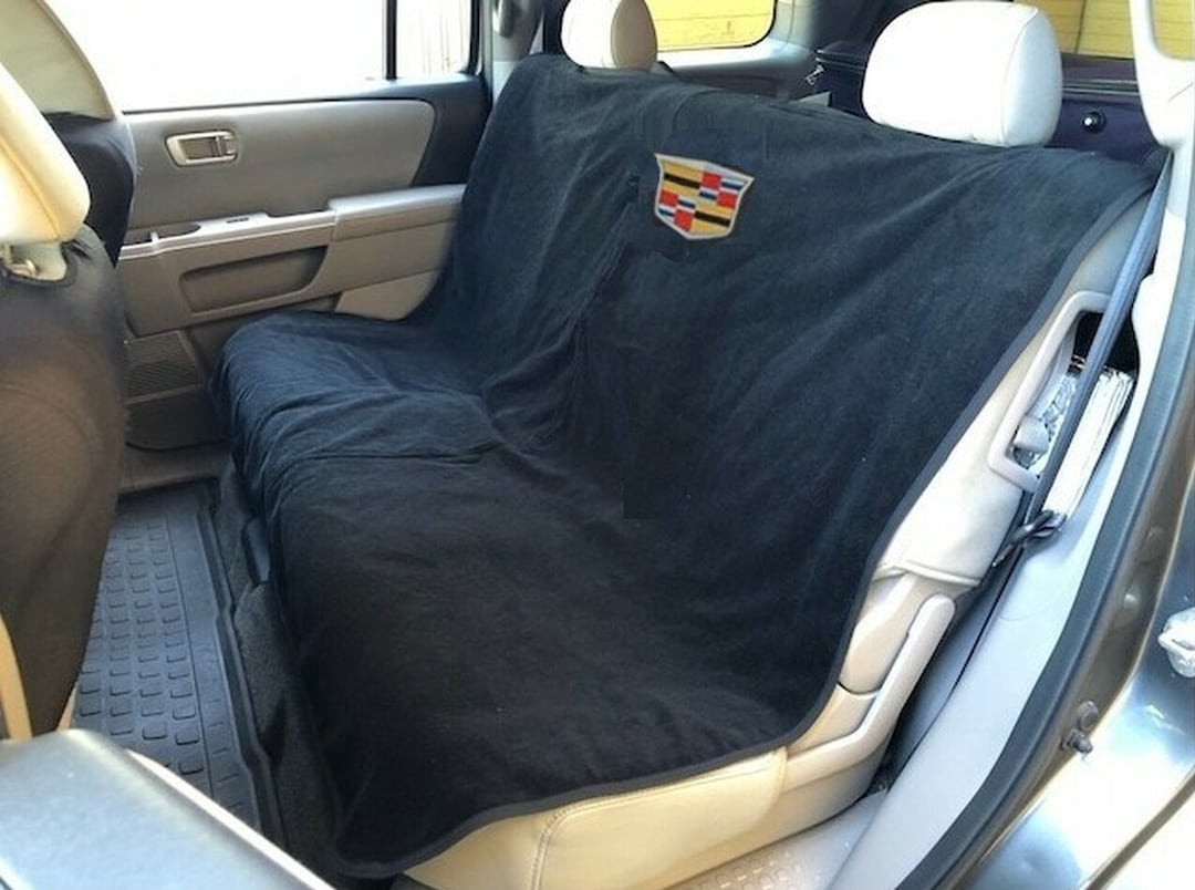 Seat Armour - Black CADILLAC Rear Seat - Center Opening for Armrest ...