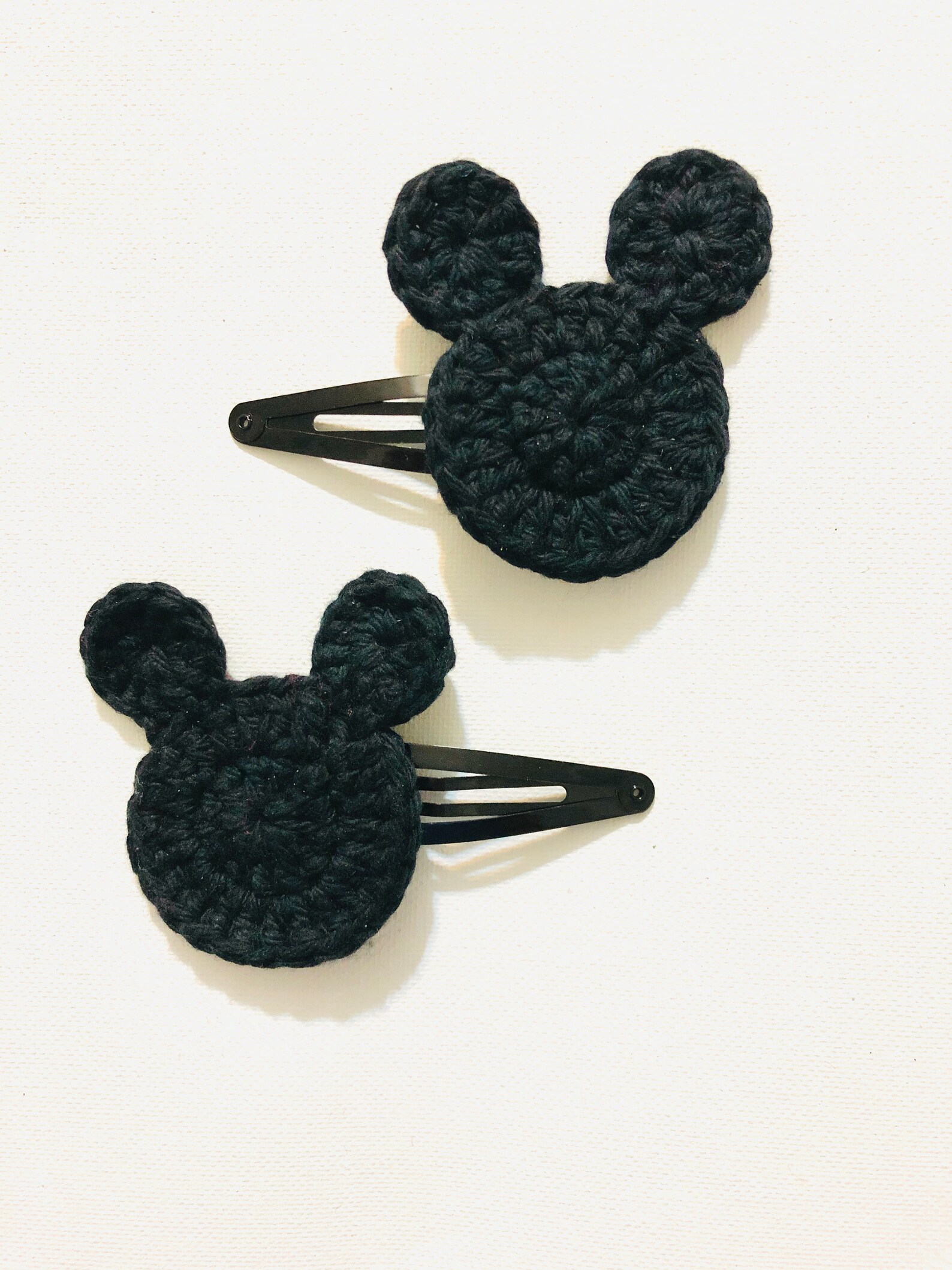 Mickey and Minnie Mouse Hair Clips, Disney Hair Clips, Disney Snap ...