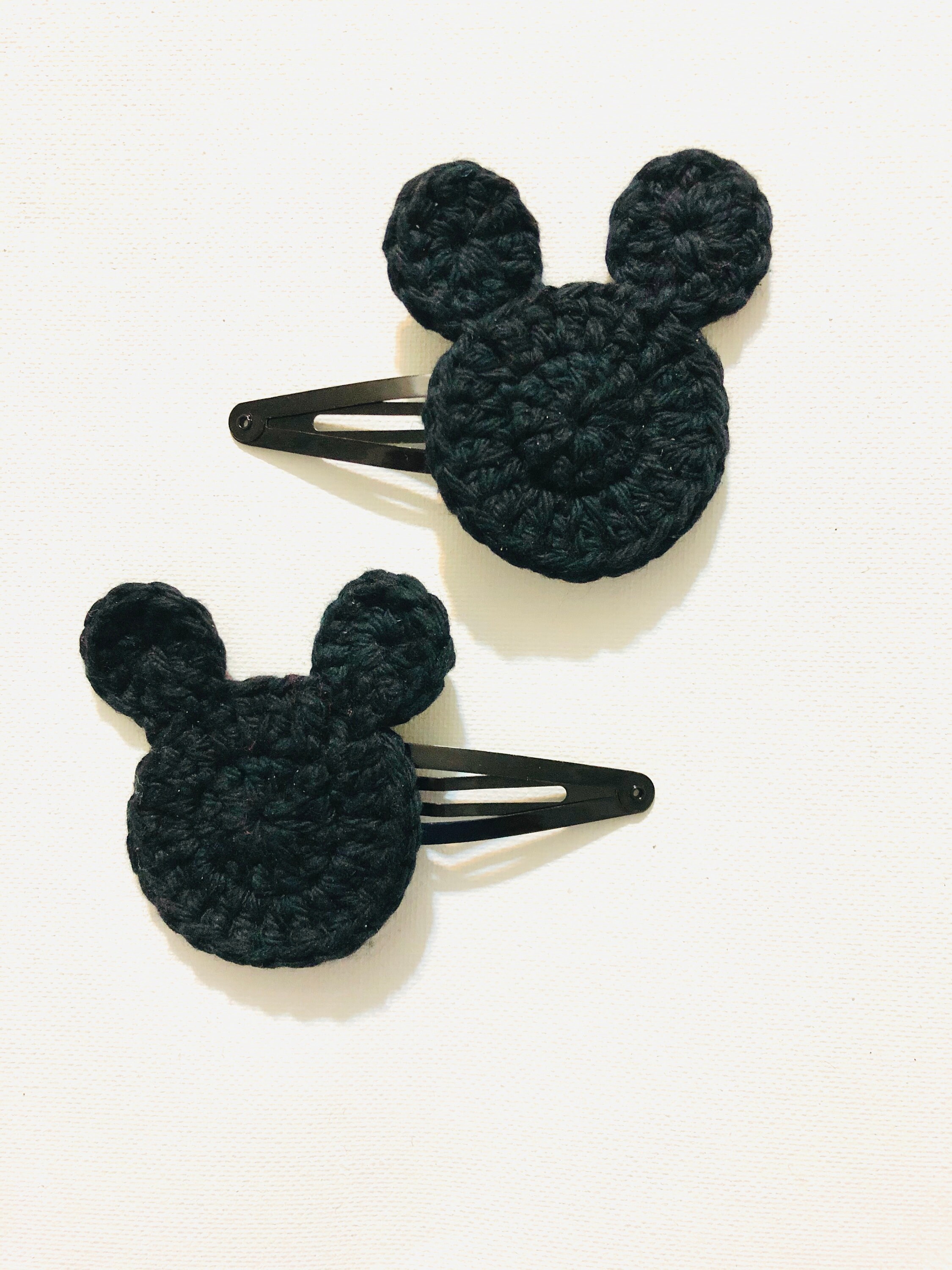 Mickey and Minnie Mouse Hair Clips, Disney Hair Clips, Disney Snap ...
