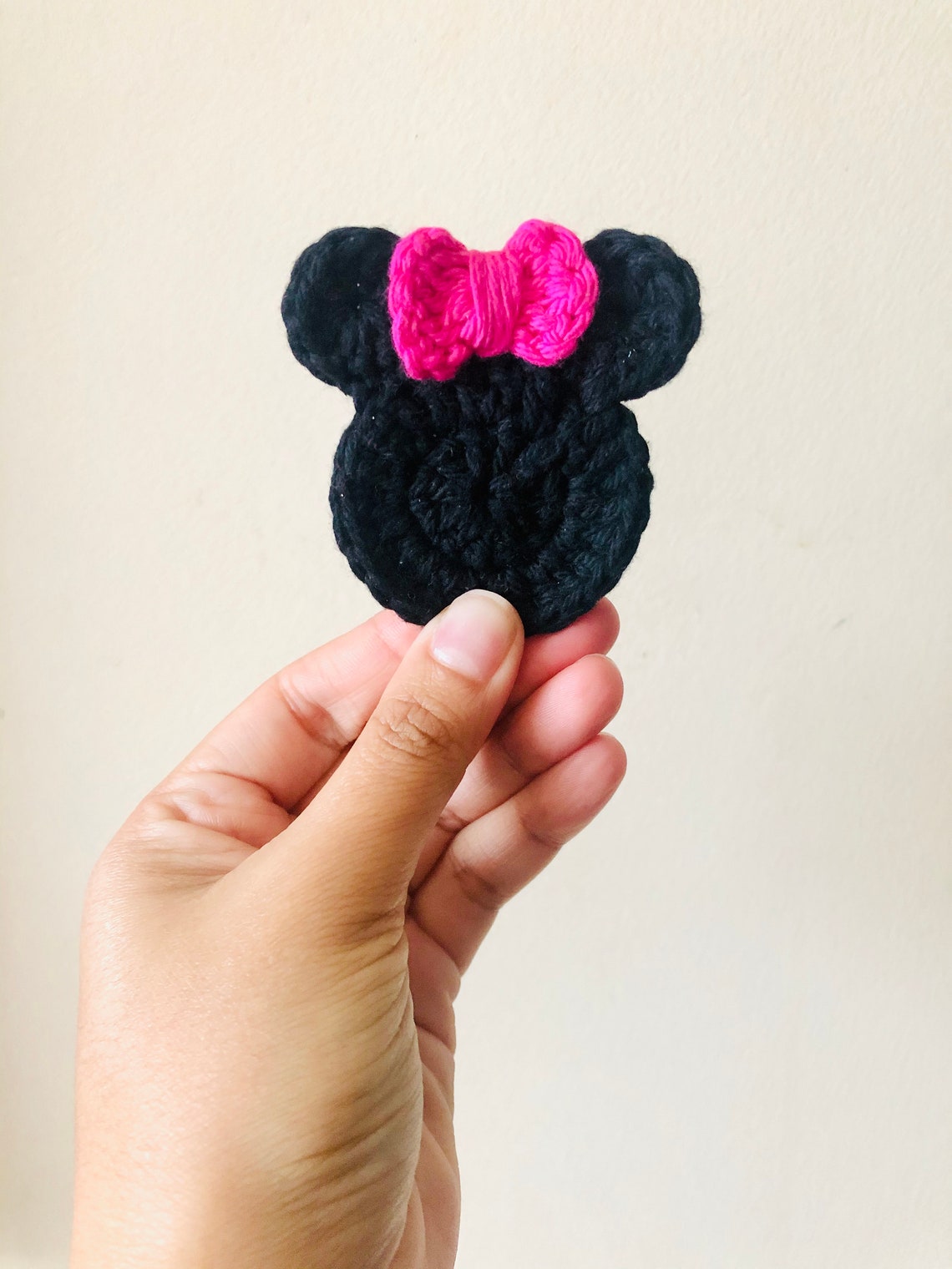 Mickey and Minnie Mouse Hair Clips Disney Hair Clips Disney - Etsy