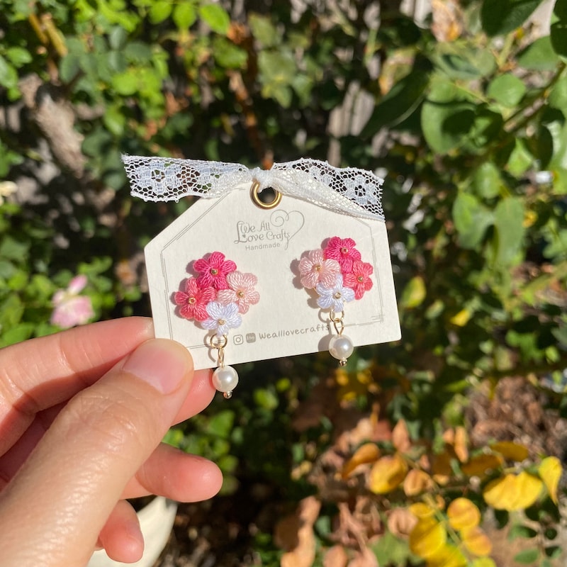 Crochet Puff Flower - Etsy