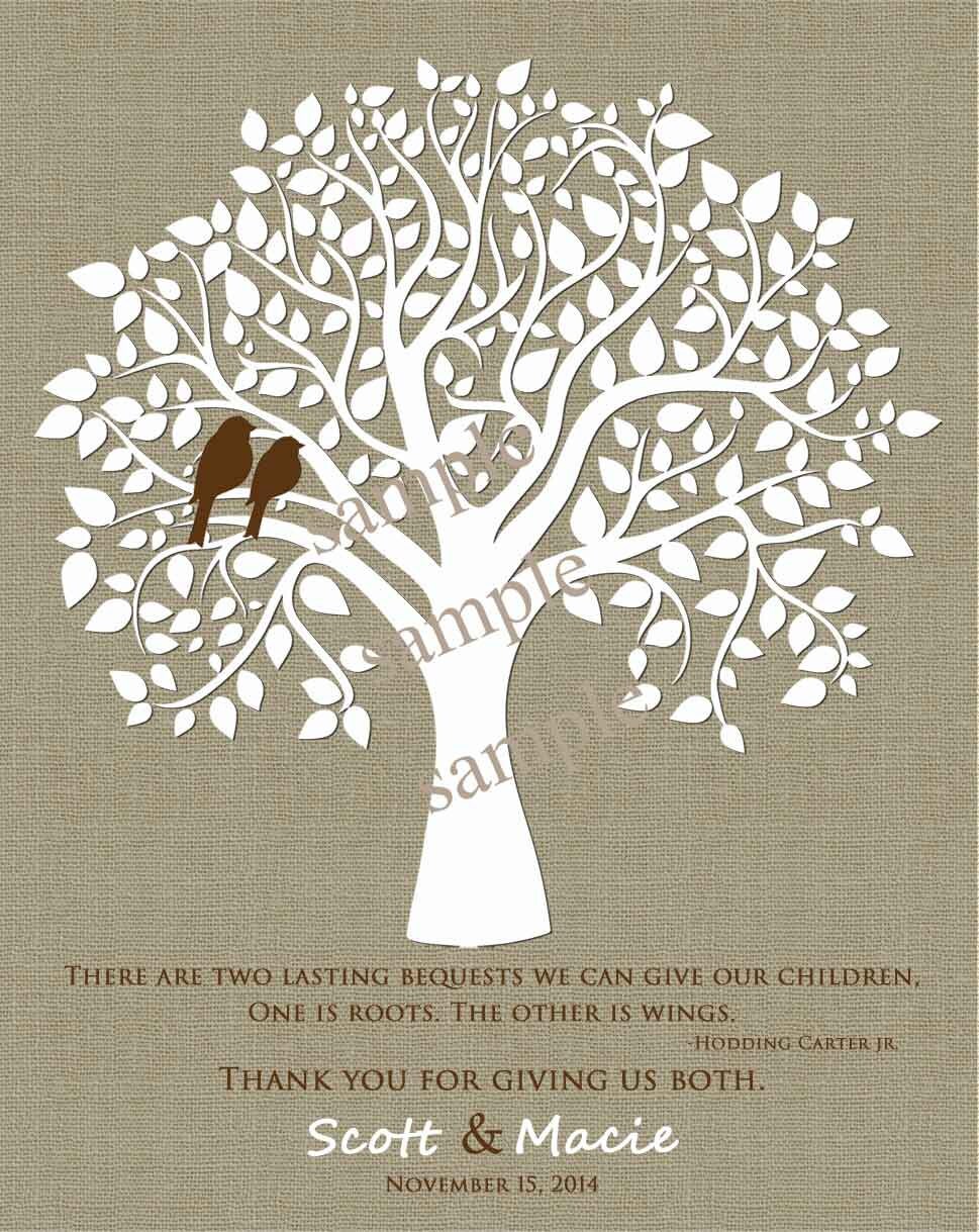 Hodding Carter Jr. Quote, Thank You Print for Parents, Roots and Wings ...