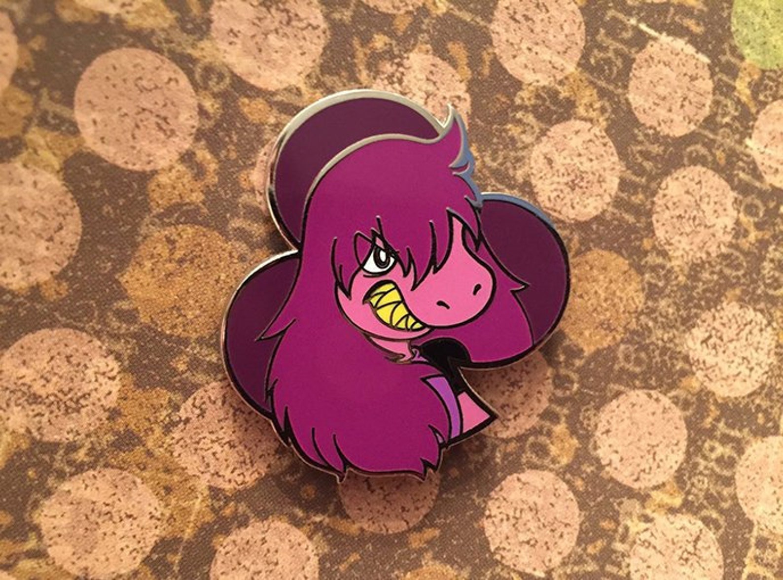 Deltarune Pins Susie in Silver Metal - Etsy