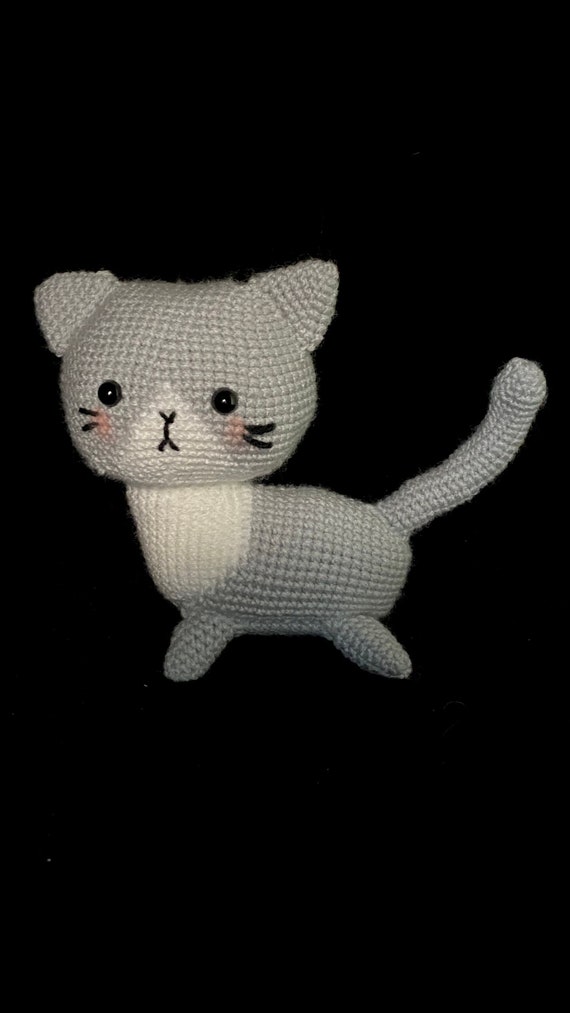 Custom Crochet Amigurumi Cat - Etsy