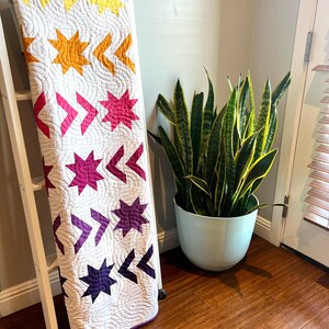 Sunset Star Quilt Pattern (PDF Download) - Etsy