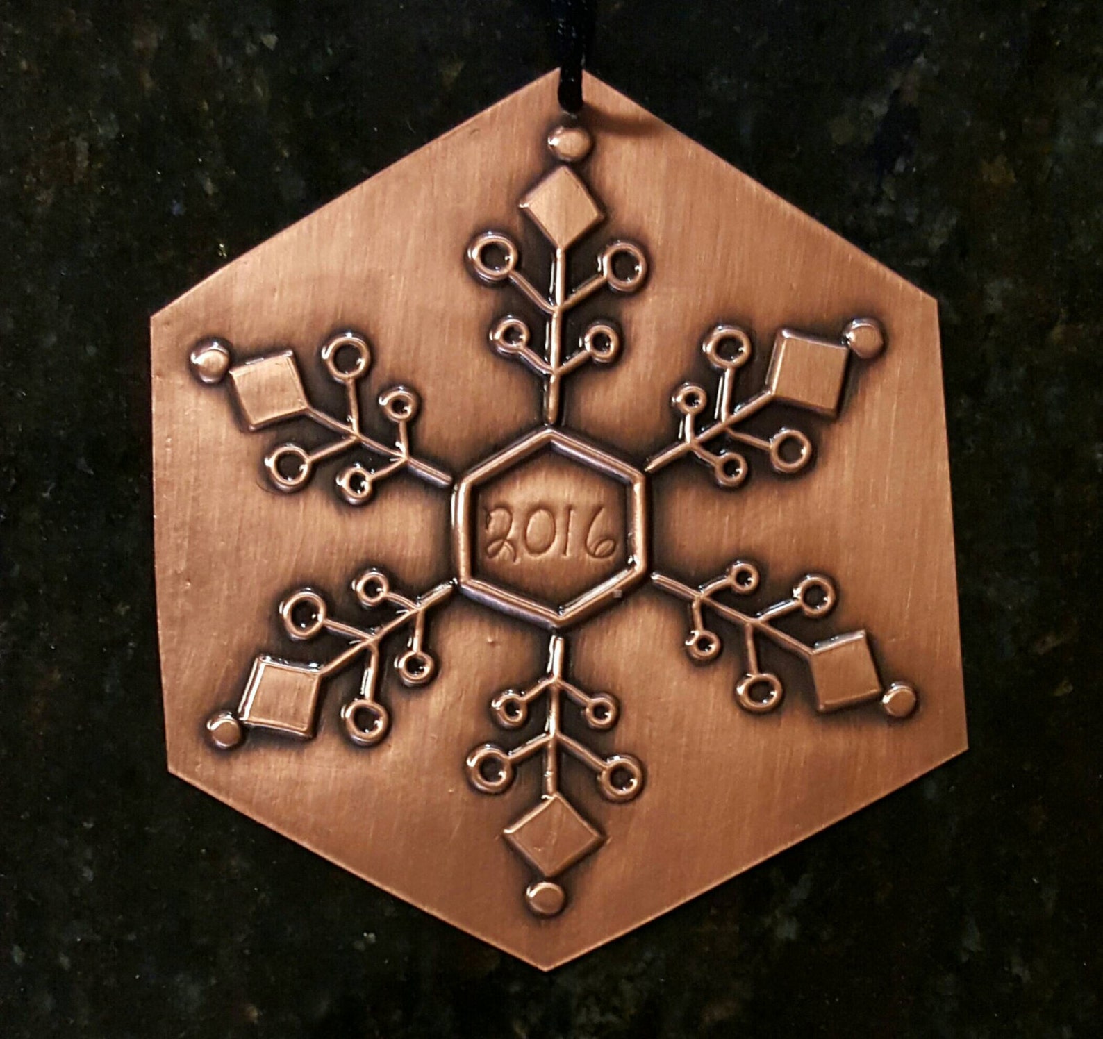 Personalized Family Ornament Copper Ornament Handmade | Etsy