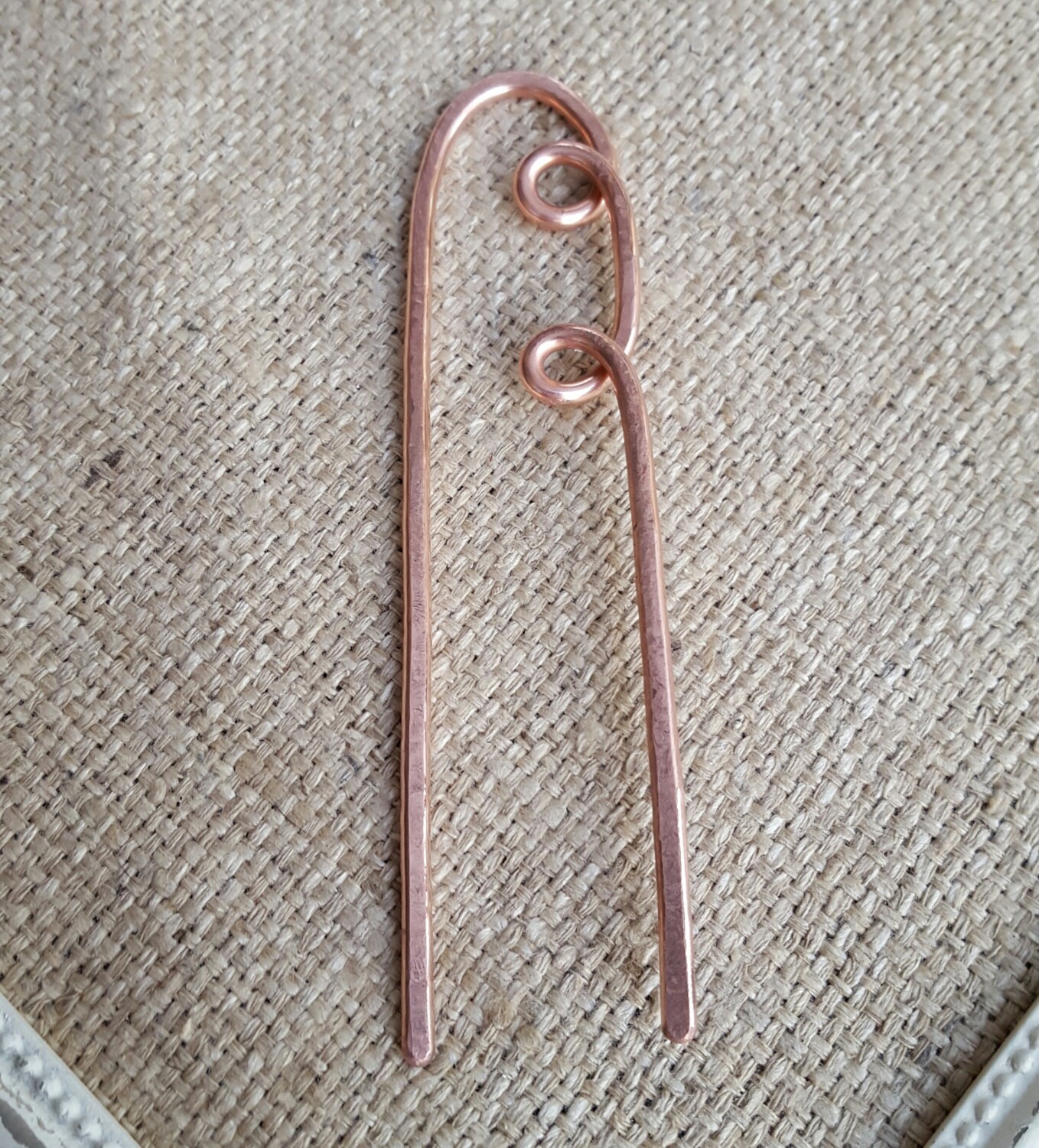 Hair Pin Hair Fork Hair Accessories Hair Stick Copper Hair | Etsy