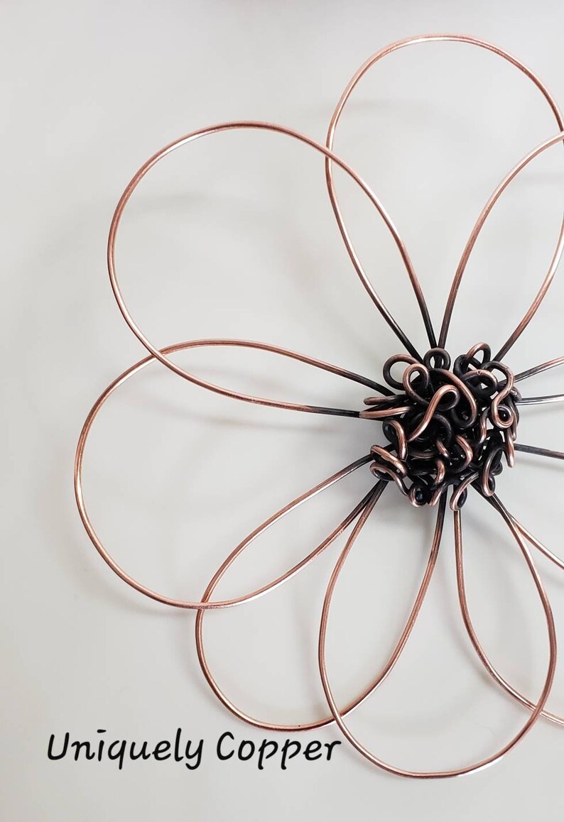 Copper Wire Flower Copper Flower Wire Flower Copper - Etsy
