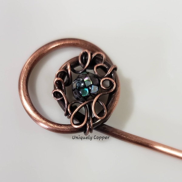 Wire Wrap Shawl Pin - Etsy