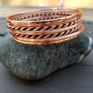 Stacking Bangles, Cooper Bracelet, Copper Bangle, Copper Bangles ...