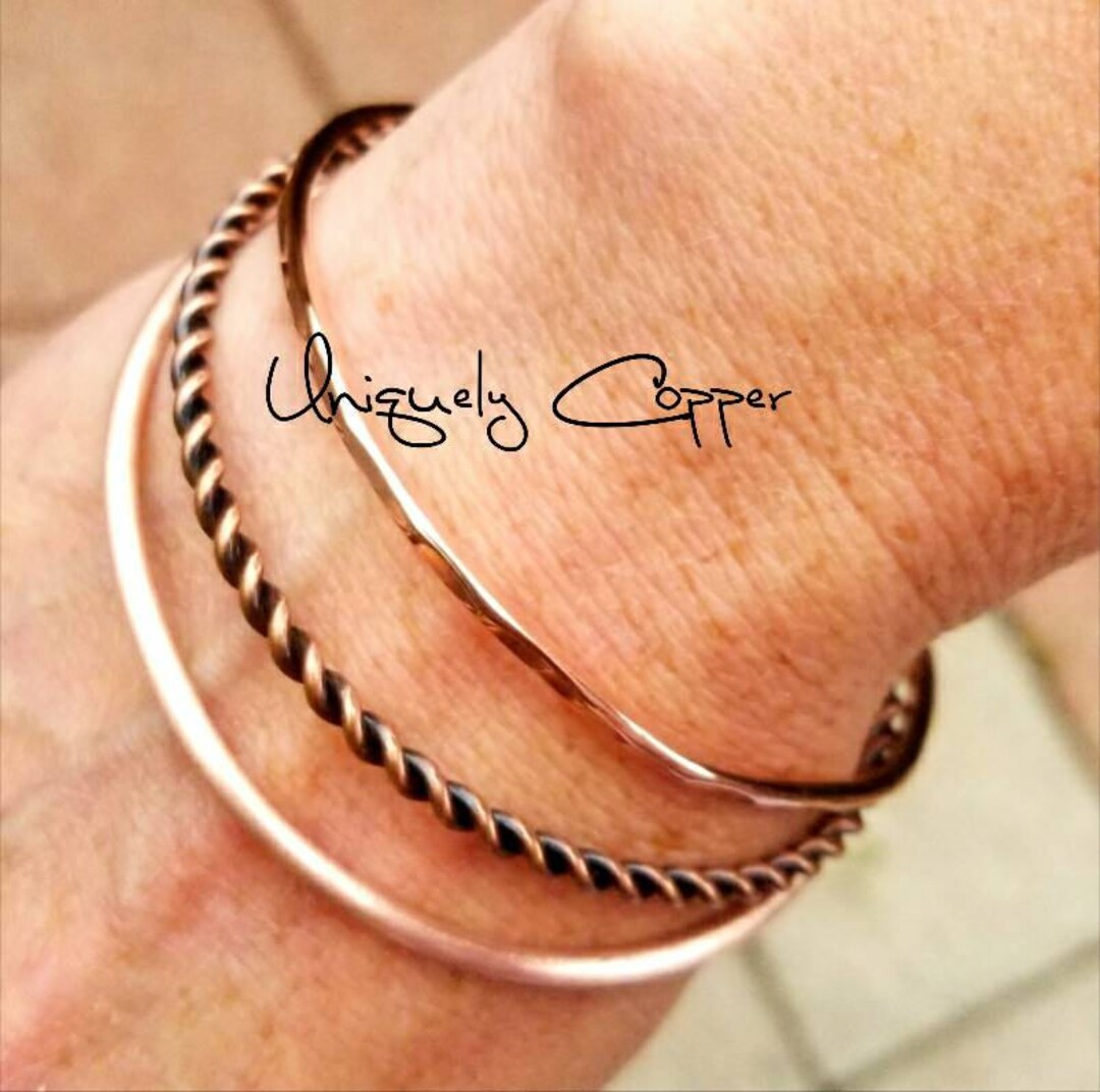 Stacking Bangles, Cooper Bracelet, Copper Bangle, Copper Bangles ...