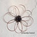 Copper Wire Flower, Copper Flower, Wire Flower, Copper Wallflower ...