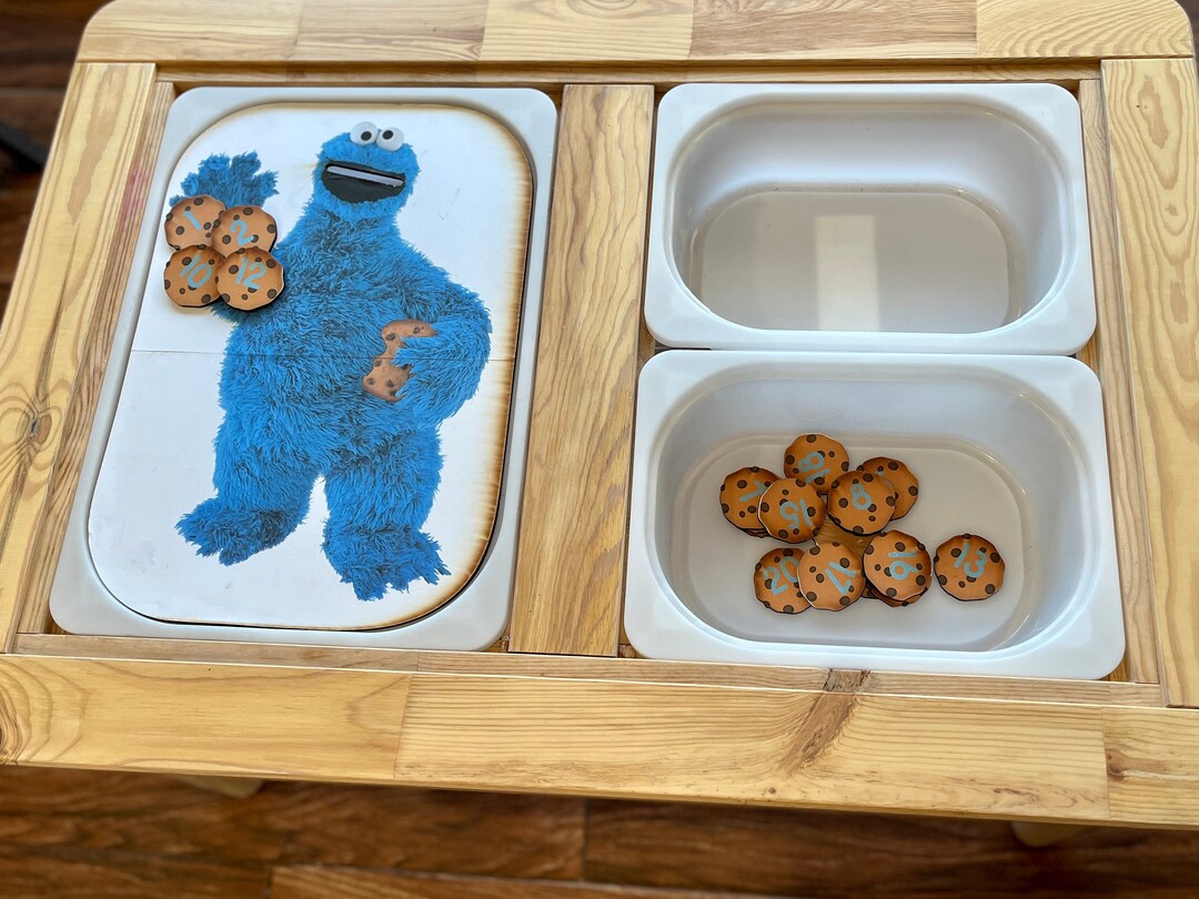 Feed the Monster Printable Trofast Flisat Lid Insert / Ikea Insert ...