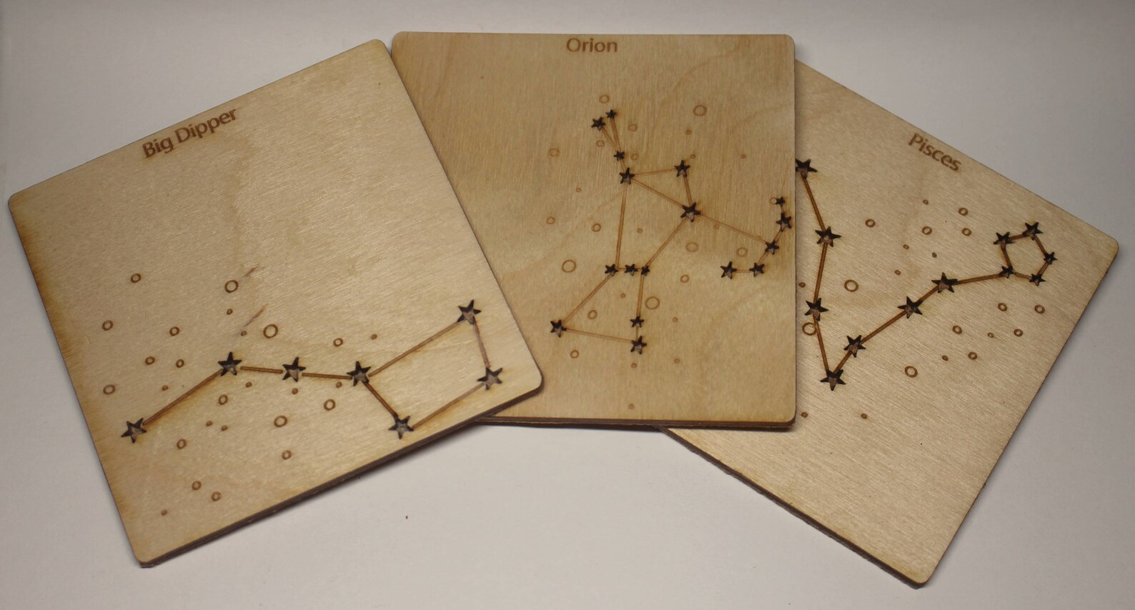 Constellation Coasters Set of 4 // Astrology Signs // - Etsy