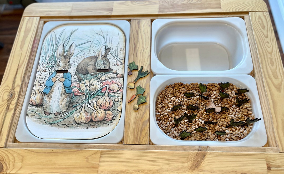 Feed the Rabbit Printable Trofast Flisat Lid Insert / Ikea Insert ...