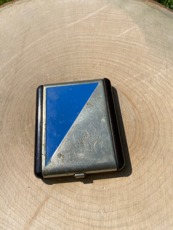 1940's Cara Nome Compact with Bakelite Inset and Side… - Gem