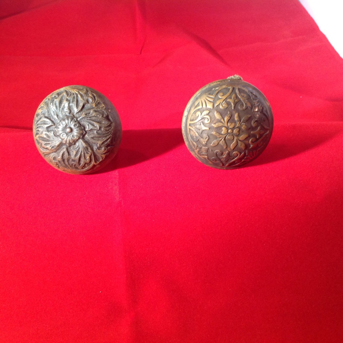 Vintage Ornate Door Knobs Not Matching Etsy vintage-ornate-door-knobs-not-matching-etsy