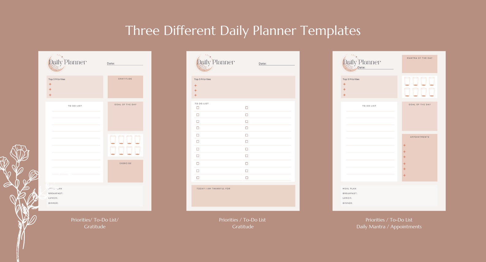 Printable Planner - Mystic Planner Template - Daily Weekly Monthly ...