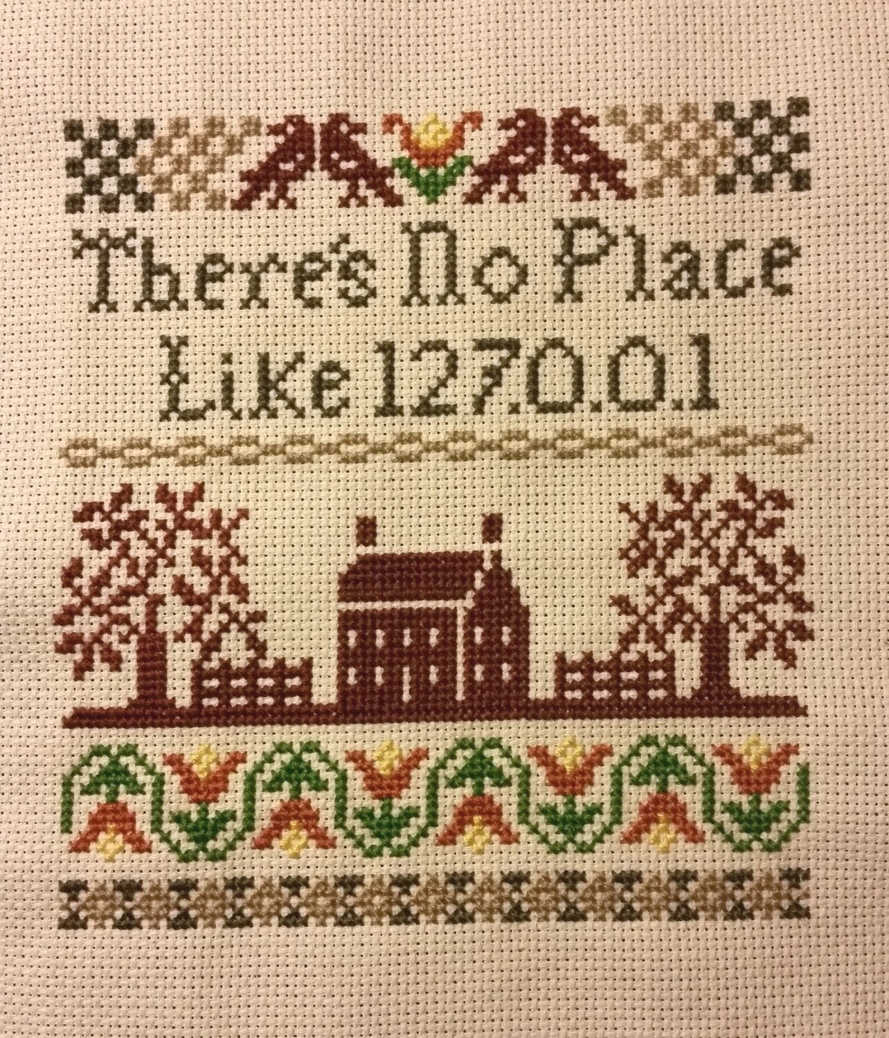 PDF - Funny Cross Stitch Pattern, Programmer/computer Coder Joke - Etsy