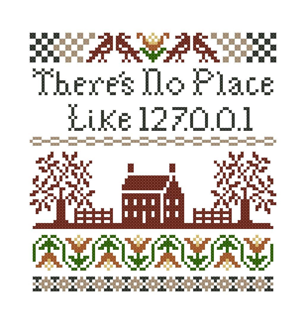 PDF - Funny Cross Stitch Pattern, Programmer/computer Coder Joke - Etsy